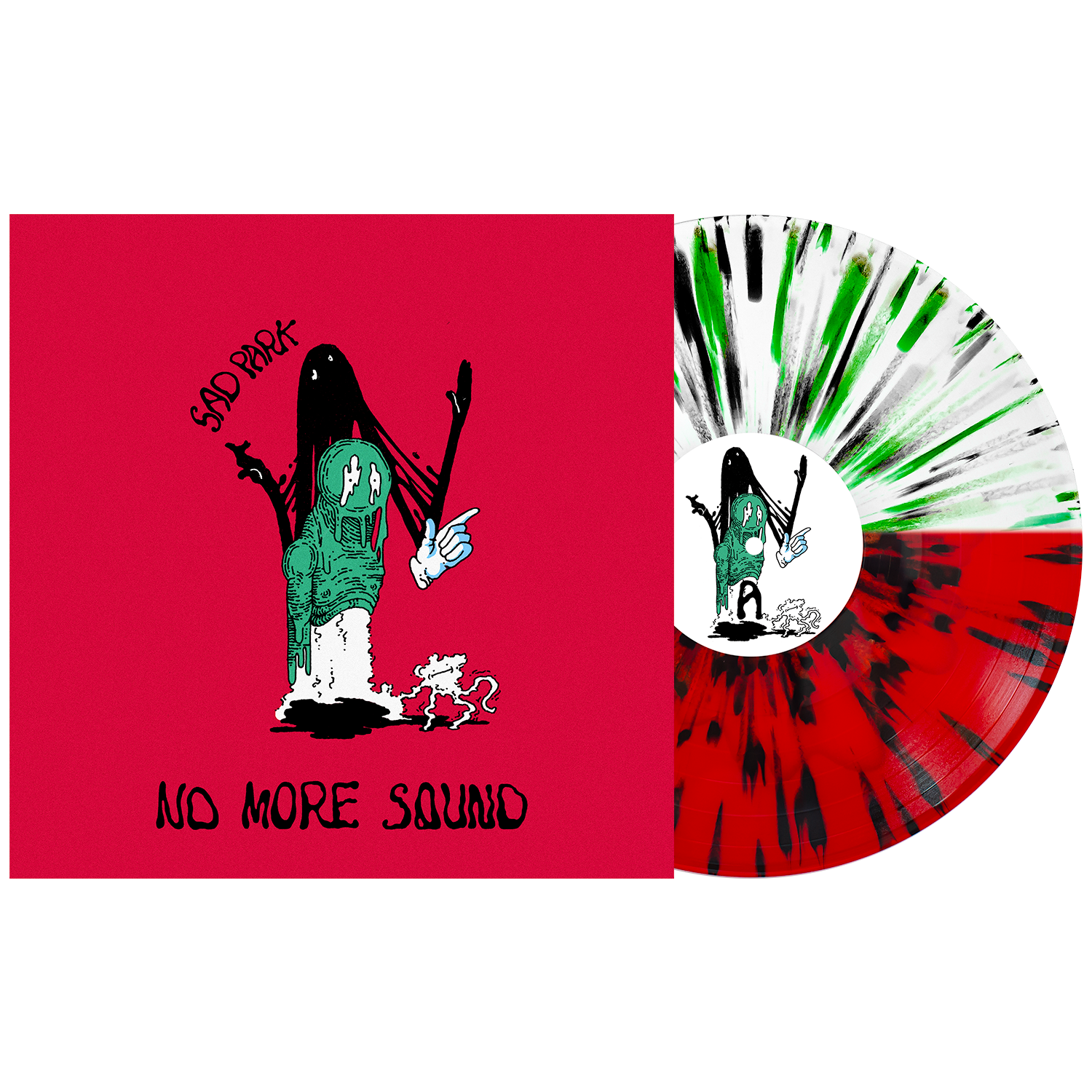 No More Sound - Half Blood Red / Half White W/ Green & – Pure Noise Records