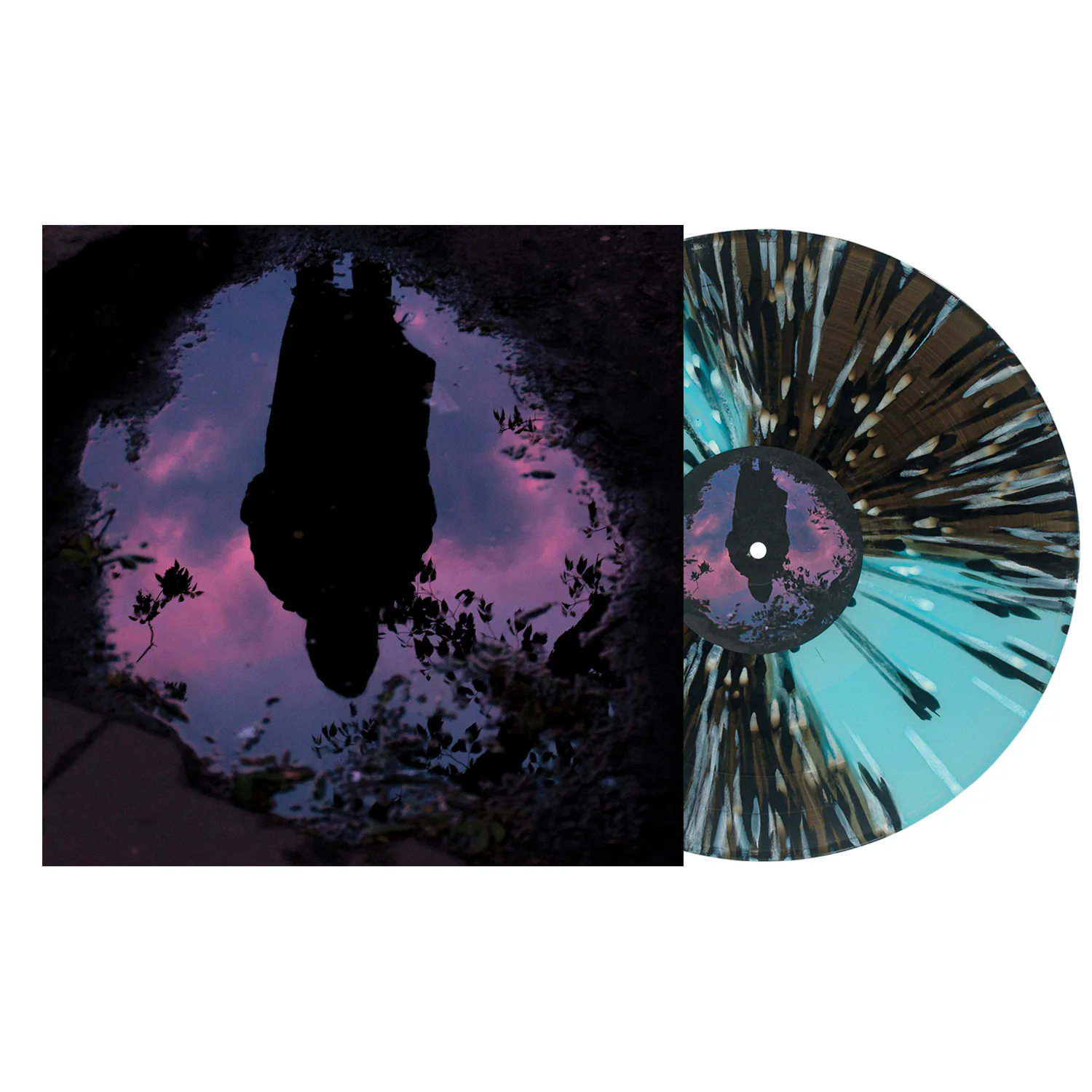 Aurora - Electric Blue & Black Ice w/ Black & White Splatter LP – Pure Noise Records